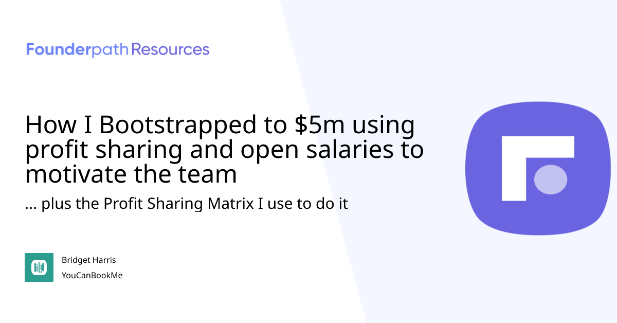 How I Bootstrapped to $5m using profit sharing and open salaries to motivate the team ...