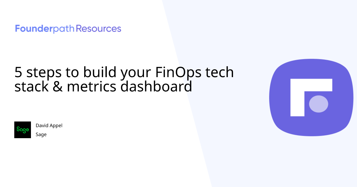 5 steps to build your FinOps tech stack & metrics dashboard ...