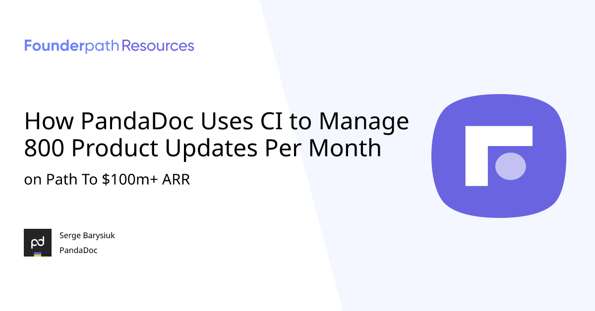 How PandaDoc Uses CI to Manage 800 Product Updates Per Month ... How PandaDoc Uses CI to Manage 800 Product Updates Per Month ...